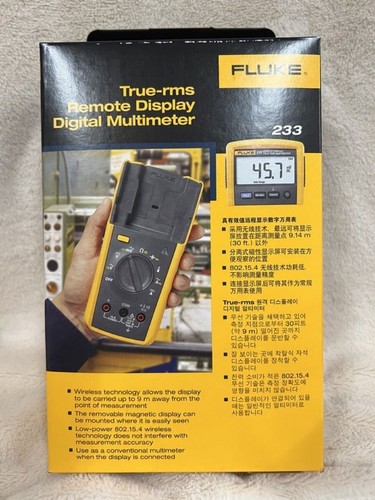 Fluke 233 Remote Wireless Dismountabl Display Digital Multimeter NEW | eBay