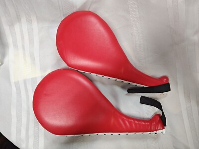 Martial Arts Double Clapper Kicking Paddle/Target TKD MMA Karate Muay ...