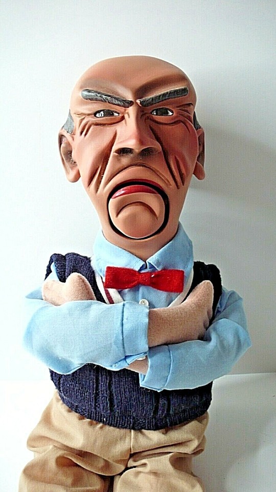 NEW 2009 NECA Jeff Dunham Talking Animatronic WALTER Doll 18 ...