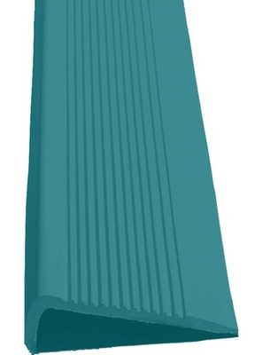 Roppe Commercial Stair Nosing Profile #1 Peacock 1.5"H X 9"L X 4"W (5-9 ...