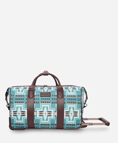 Pendleton Harding Rolling Duffel Bag 22" with Handle AZTEC BLUE New ...