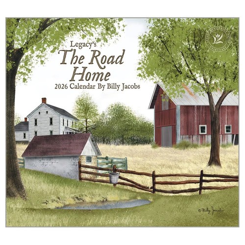 Legacy Publishing Group, Road Home by Billy Jacobs 2026 Mini Wall ...
