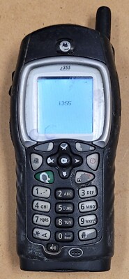 Motorola i355 - Black and Silver ( Nextel ) Cellular iDEN PTT Phone | eBay