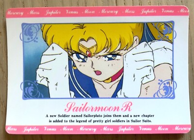 1 x Vintage 90s Sailor Moon Card-Usagi Tsukino Fight Hero Japan No.161 | eBay Australia