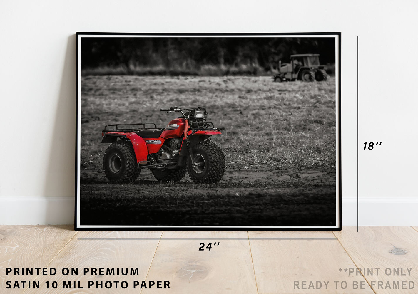 Honda Big Red ATC Poster Picture Wall Art graphic 3 wheeler art sign ...