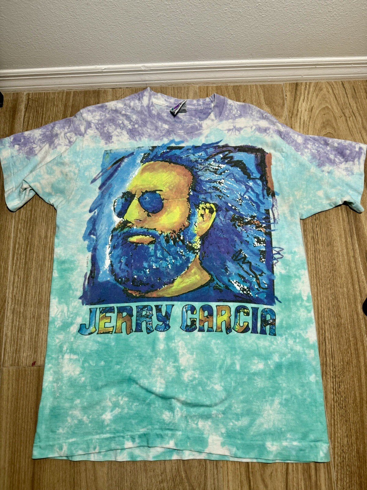 RARE Liquid Blue Jerry Garcia Grateful Dead made in U… - Gem