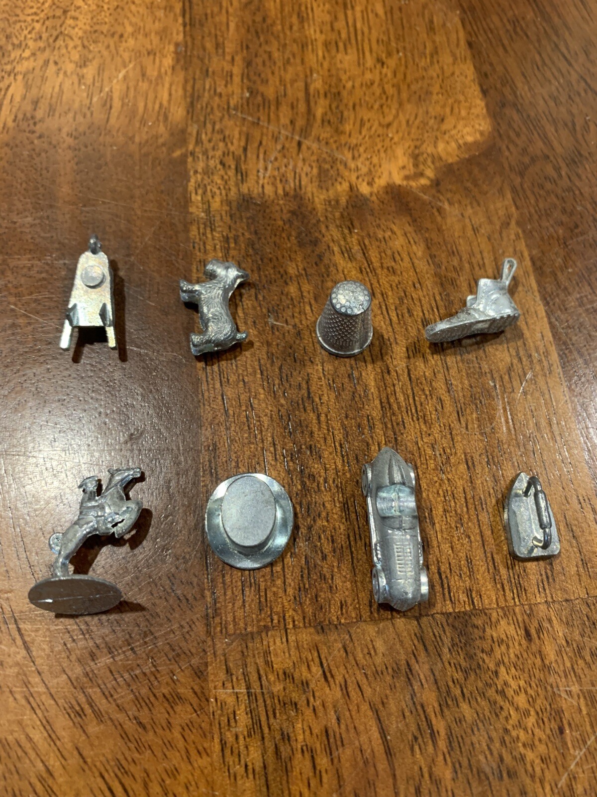 Original Monopoly Metal Game Pieces Replacement Tokens - Lot of 8 ...