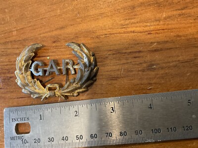 ORIGINAL CIVIL WAR VETERAN GAR HAT BADGE | eBay