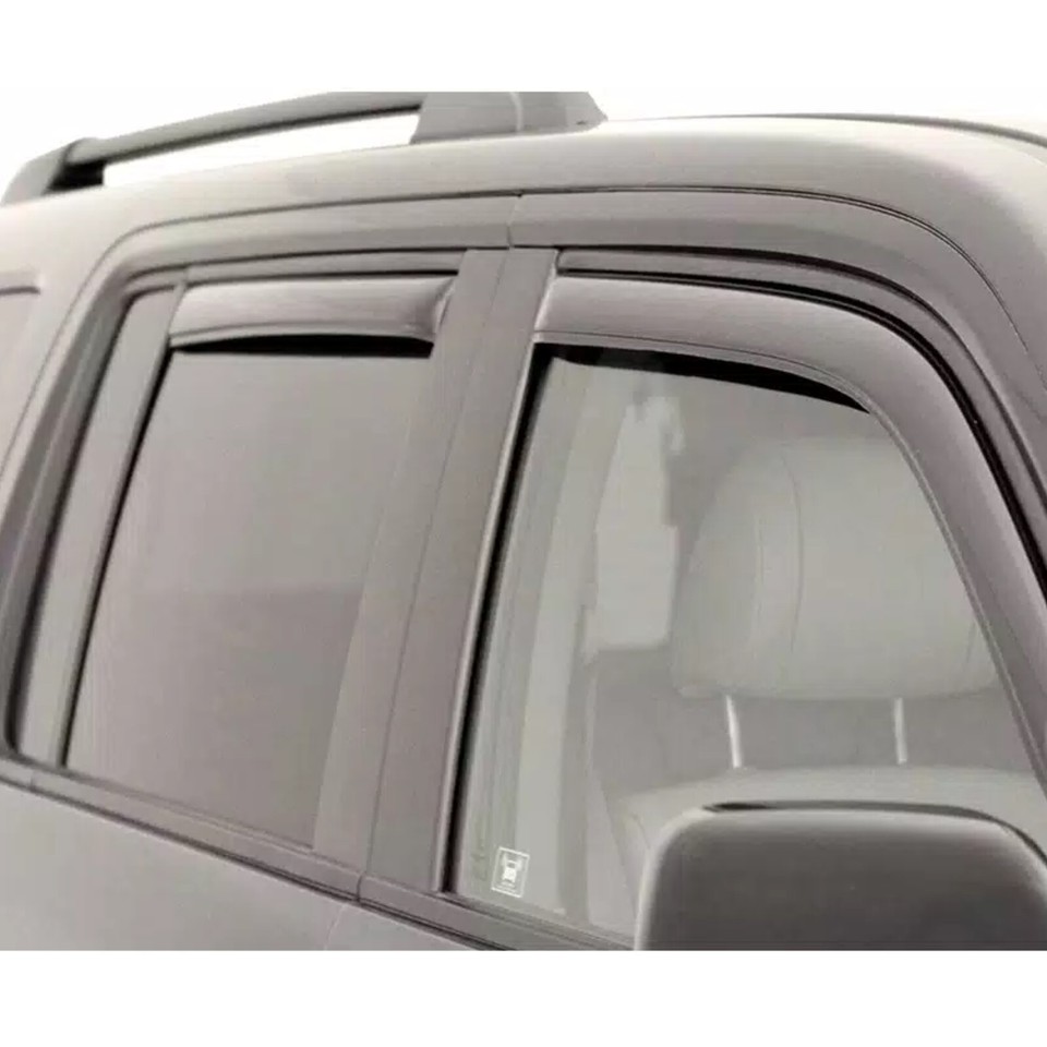 AVS Front & Rear In-Channel Smoke Acrylic Window Ventvisors for ...