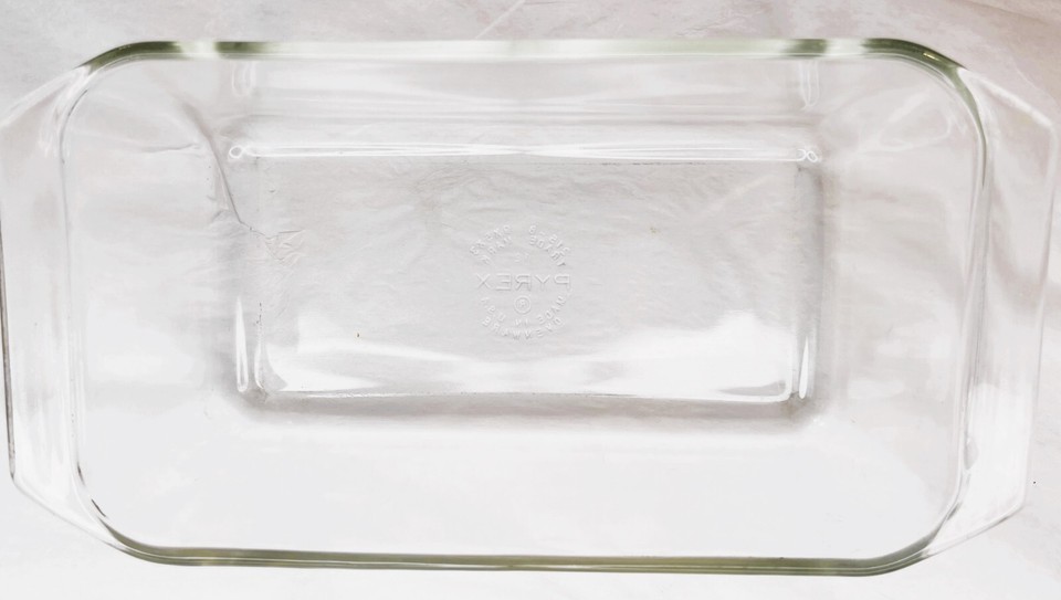 Vintage PYREX Loaf Clear Glass Ovenware Dish/Pan 215-B USED 9"x5"x3" | eBay