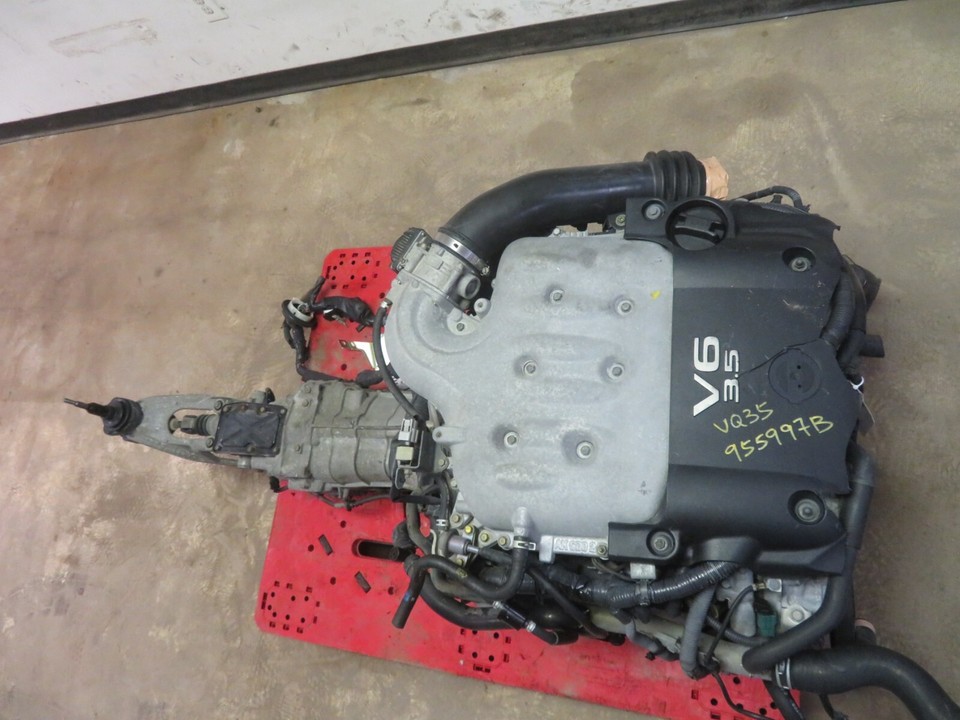 05-06 NISSAN 350Z INFINITI G35 VQ35DE REV UP ENGINE 6 SPEED TRANS VQ35 ...