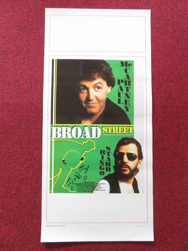 GIVE MY REGARDS TO BROAD STREET ITALIAN LOCANDINA POSTER PAUL MCCARTNEY ...