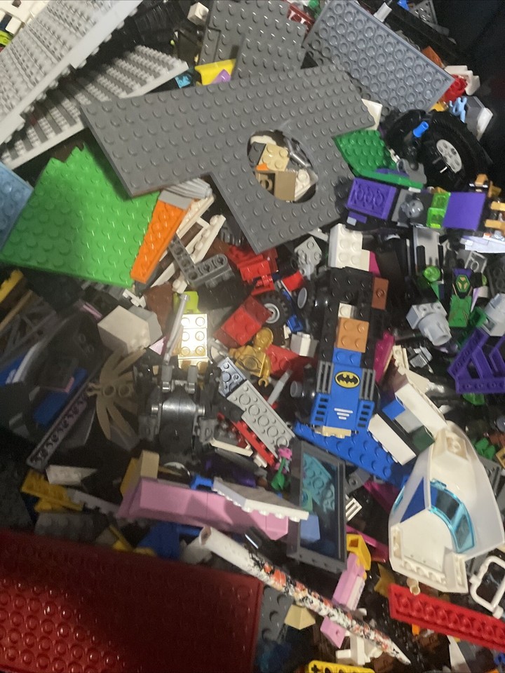 1 lb Pound LEGO Random Pieces Building Plates And Mini figures Lot One ...