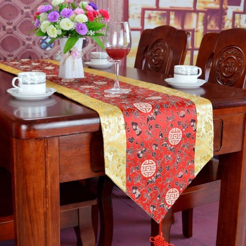 Satin Chinese Style Table Runner Table Decoration TableCloth Table ...