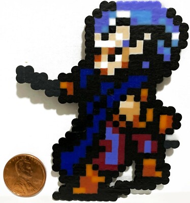Magus Chrono Trigger Square Enix Mini Bead Sprite Perler Artkal Pixel ...