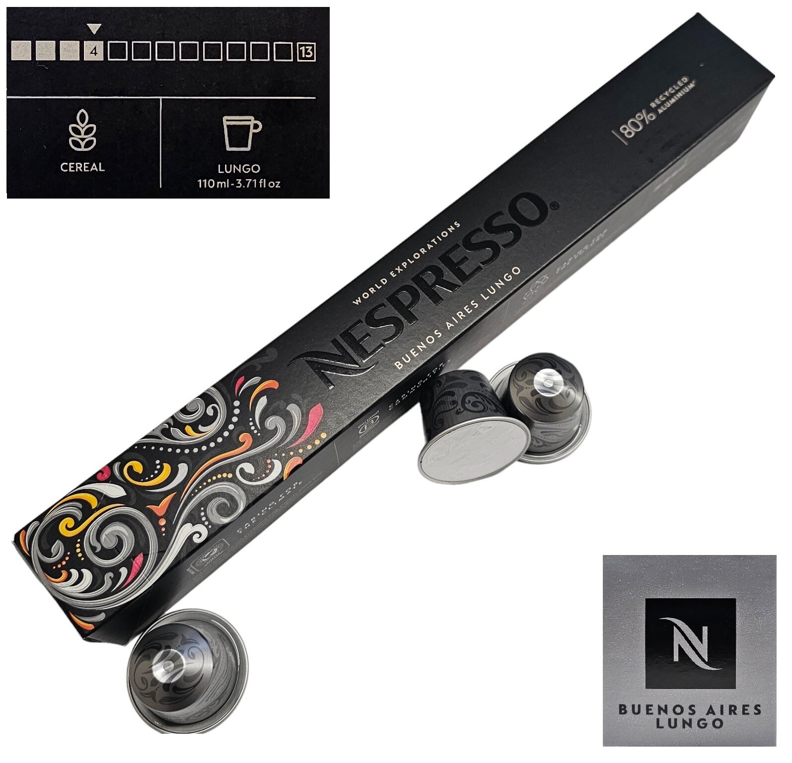 Nespresso CLASSIC Coffee Machine Capsules Pod Sleeve Full Flavour List ...