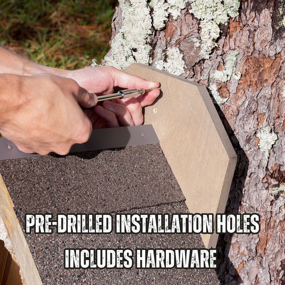 Premium Pine Wood Duck House; Rustic Handmade Duck Nesting Box | eBay