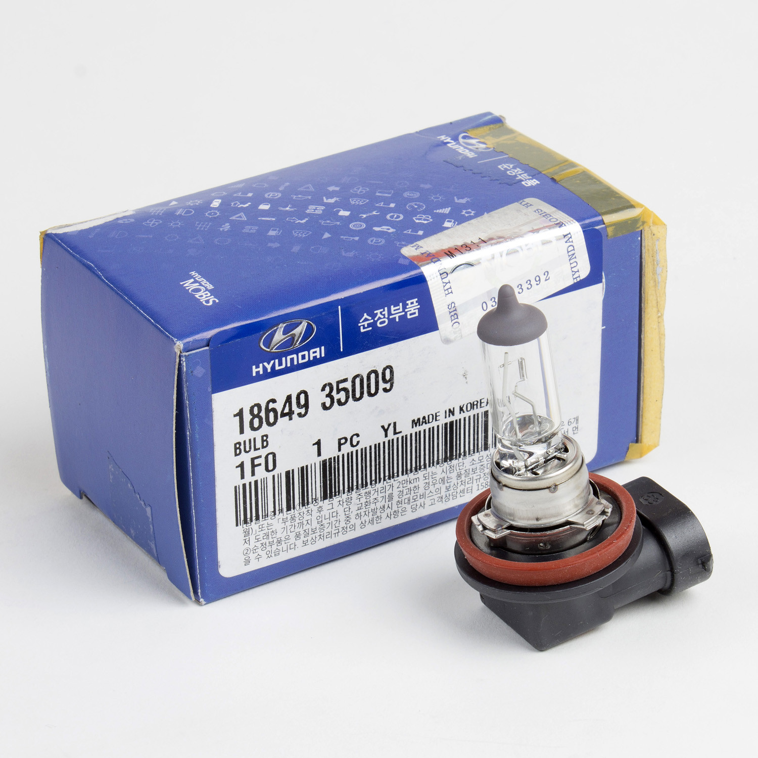 Genuine OEM Hyundai Kia Headlight Bulb H8 35W 12V OSRAM 18649-35009 ...