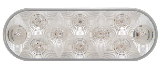 Amber 10 LED 6" Oval Trailer Park Turn Signal Flasher Light Kits ...