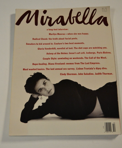 Mirabella Magazine No 5, October 1989, Demi Moore, Marilyn Monroe ...