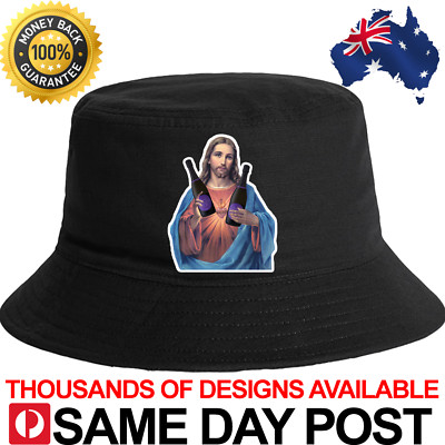 JESUS PASSIONPOP BUCKET HAT - Summer Aussie Funny Sesh Jesus Christ ...