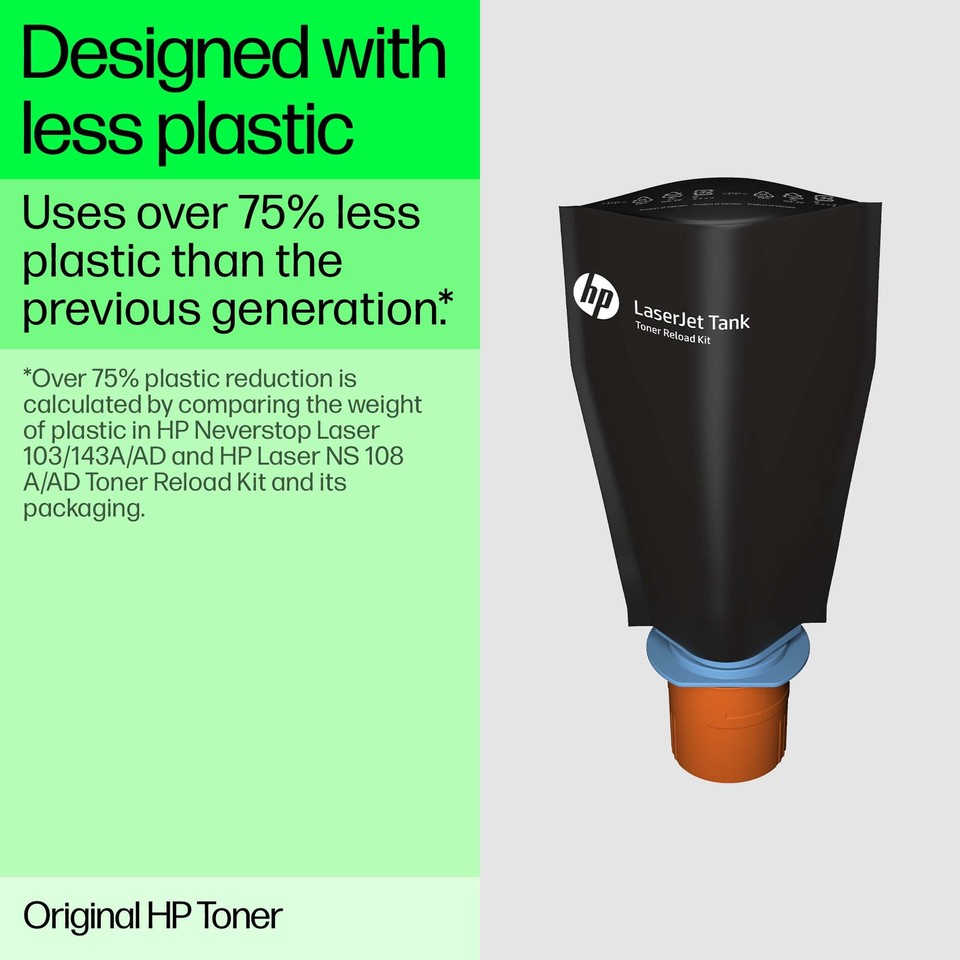 HP 153X Black Original LaserJet Tank Toner Reload Kit, ~5,000 pages ...