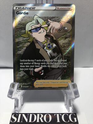 Pokemon TCG Gordie Full Art Trainer Near Mint Evolving Skies 201/203 | eBay