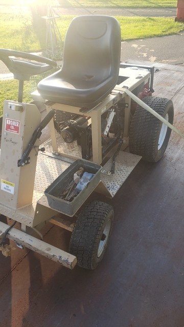 KROMER B200 RIDE ON Athletic Field Maintainer Paint Line Striper ...