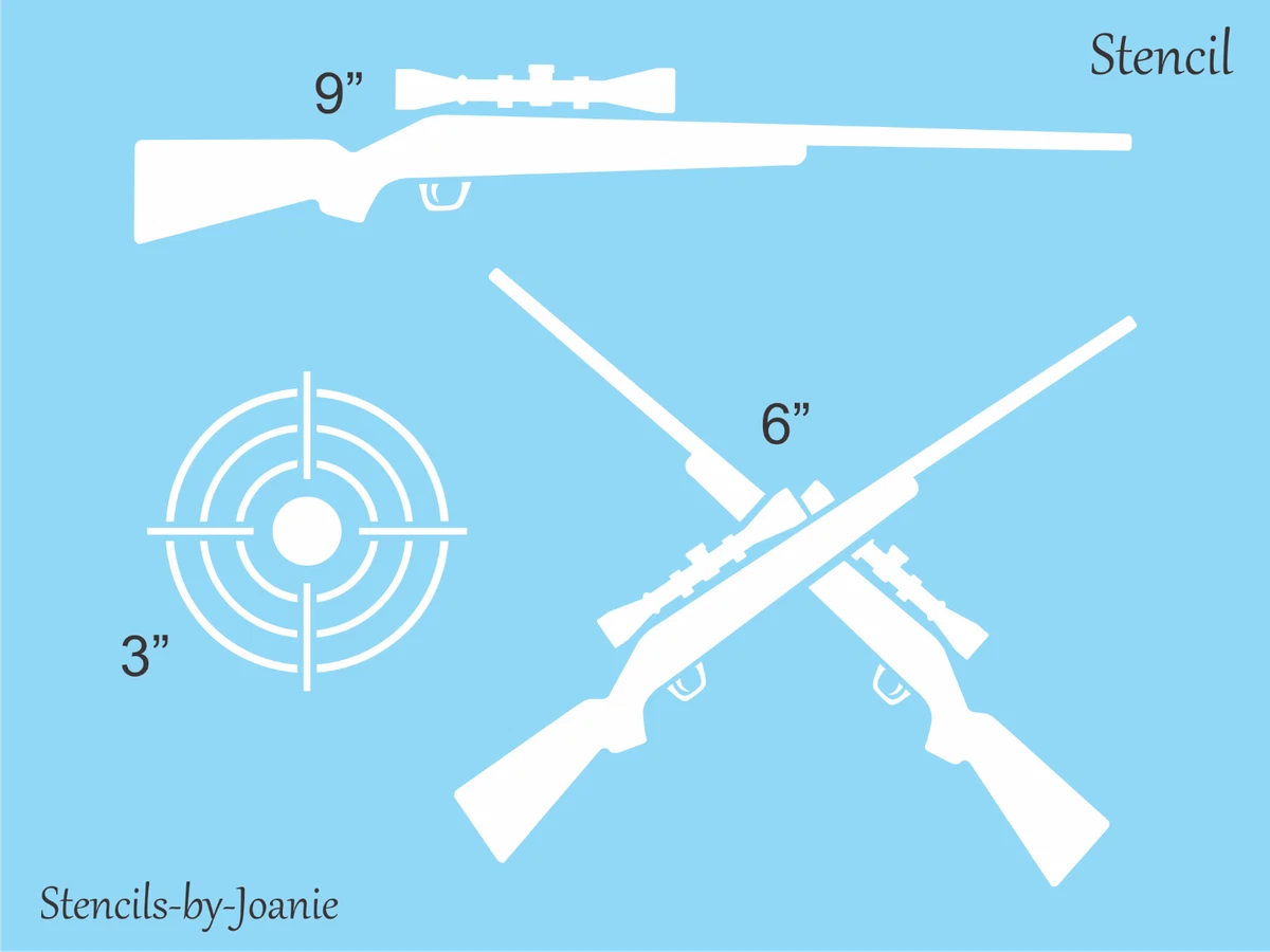 Sniper Rifle Stencil