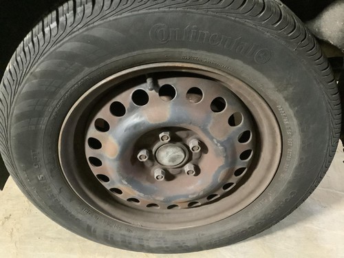 Used Wheel fits: 2012 Ford Transit connect 15x6 steel TPMS black Grade ...