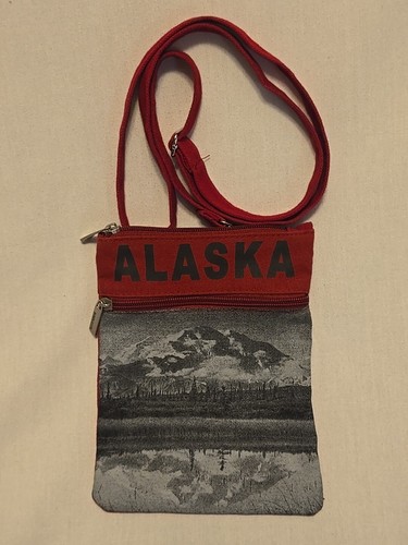 Robin Ruth ALASKA Crossbody Shoulder Messenger Bag Travel Mountain ...