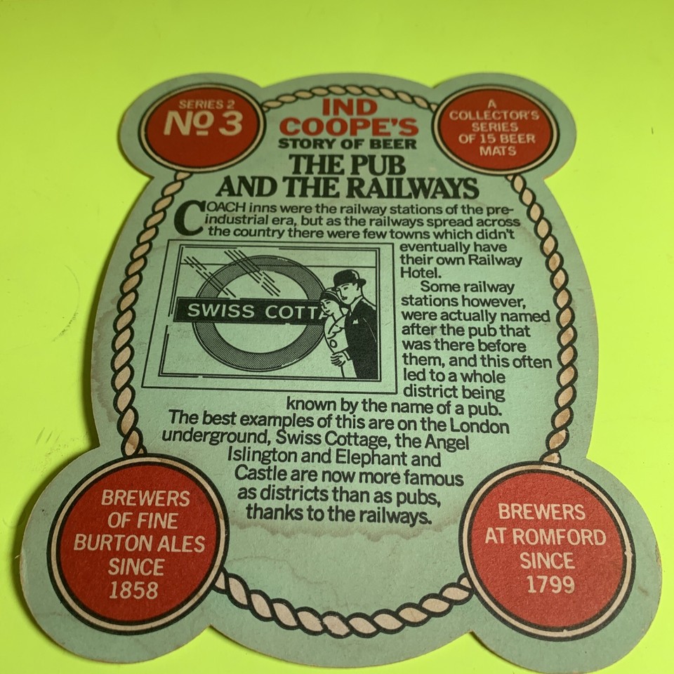 vintage Ind Coope’s Burton Ale coasters, Beer Mat Series 2 no. 3 | eBay