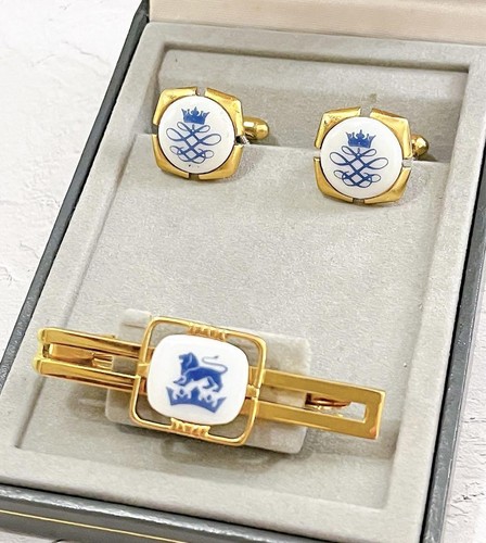 Royal Copenhagen Tie Pins Button Cufflinks Denmark Men’S Bridal Gift ...