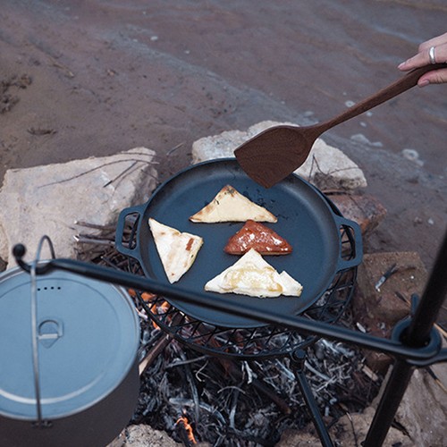 ༝Outdoor Barbecue Grill Stand Assemblable Cast Iron Grill Net And Arm ...