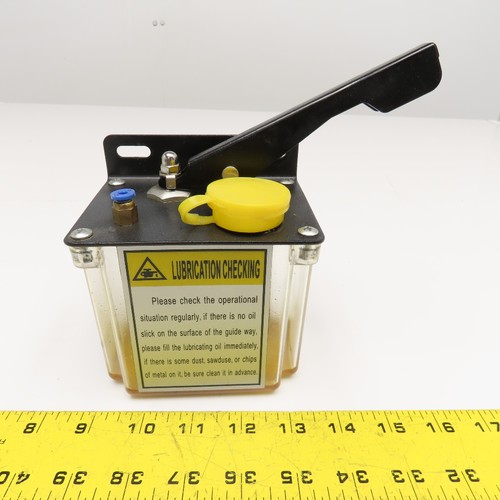 Manual Gravity Pressure Ways Lubrication Pump Tank | eBay Australia