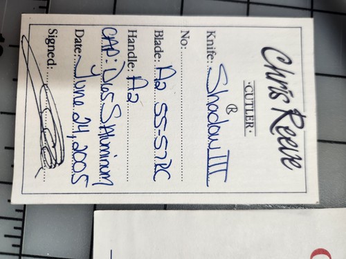 Chris Reeves knife Shadow III hand made USA | eBay