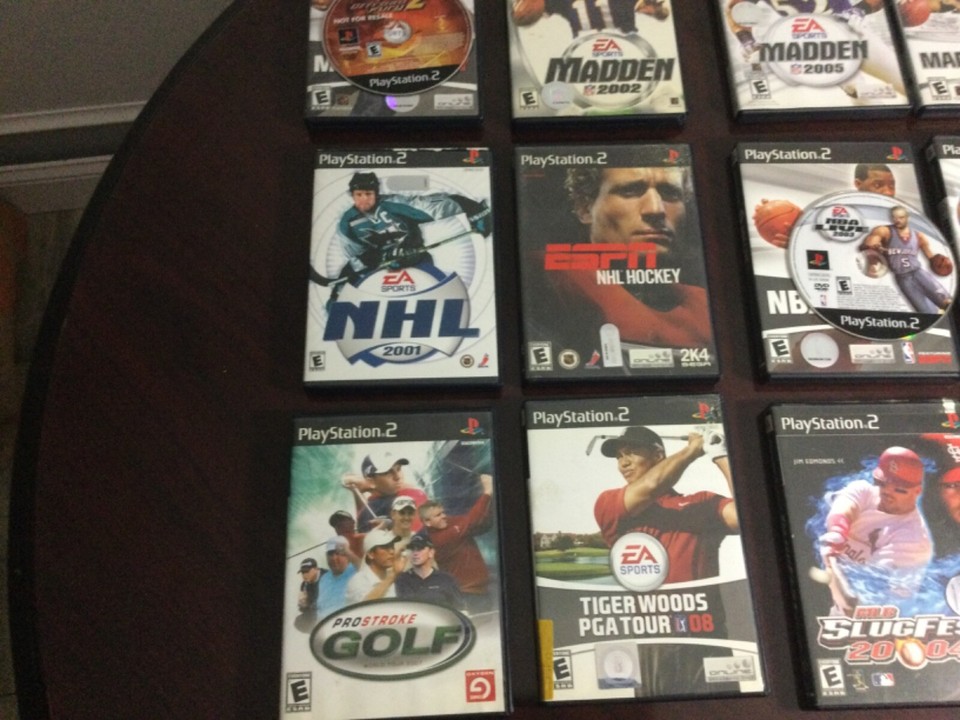 PlayStation 2 Bundle Game Lot Of 25 PS2 Disc Games + cases instruction ...