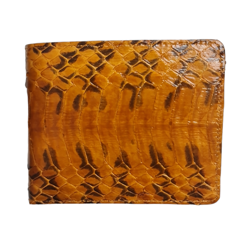 Genuine Grey Cobra Snake Skin Men's Wallet Brown | eBay