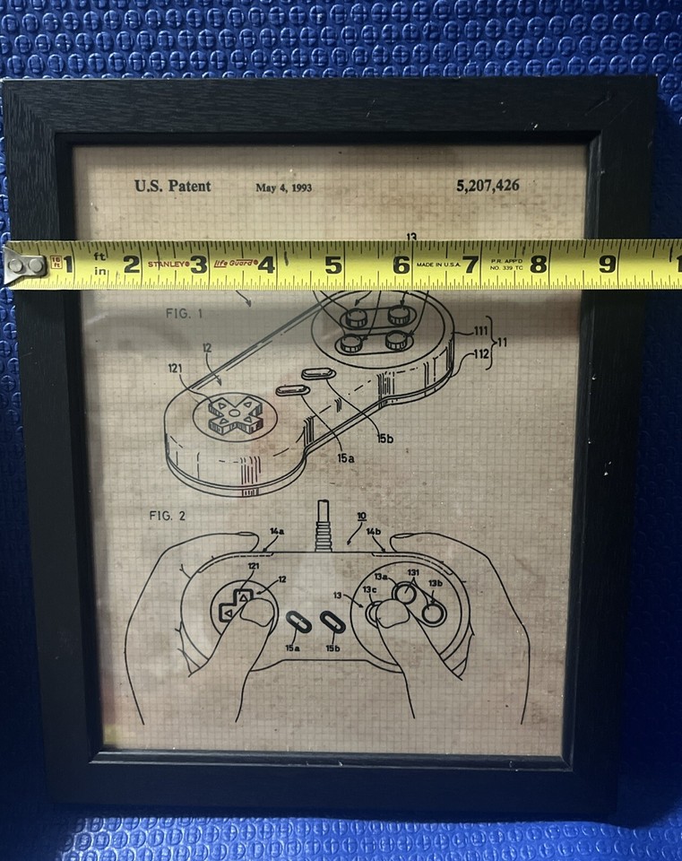 Super Nintendo Controller Wall Art Print SNES Wall Art Controller ...