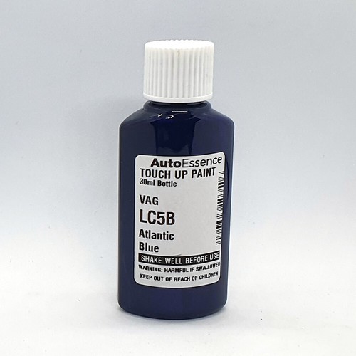 VW ATLANTIC BLUE LC5B PAINT 30ML TOUCH UP KIT SCRATCH VOLKSWAGEN GOLF ...