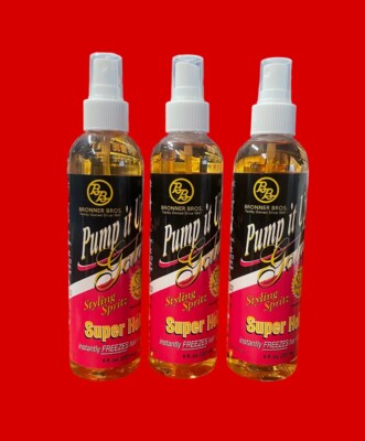 BB Pump It Up Gold Super Hold Styling Spritz Finishing Styling Shape Hair Spray | eBay
