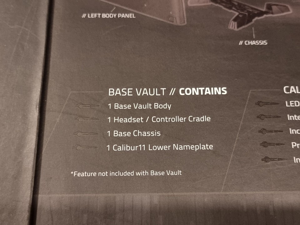 MICROSOFT XBOX 360 S SLIM CALIBUR11 BASE VAULT CONSOLE CASE SHELL MOD ...