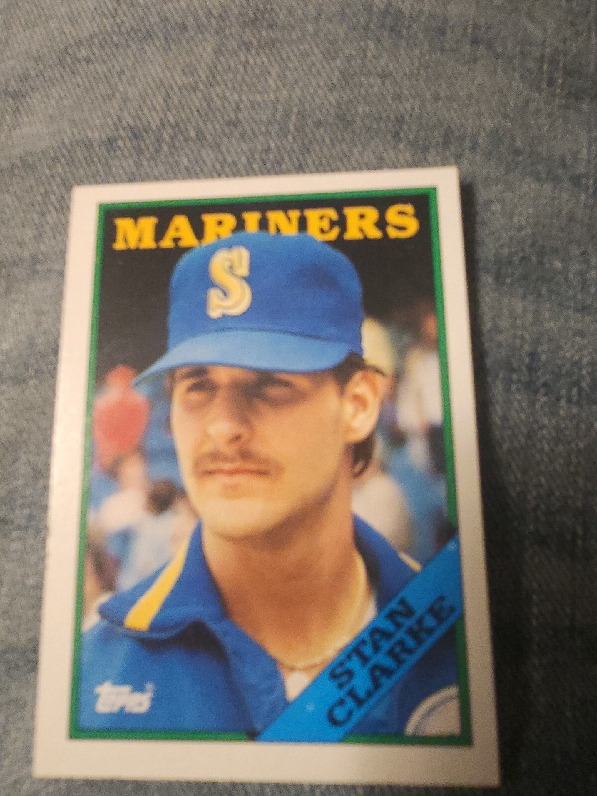 Stan Clarke #556 Mariners Topps 1988 Vintage Baseball Card | eBay
