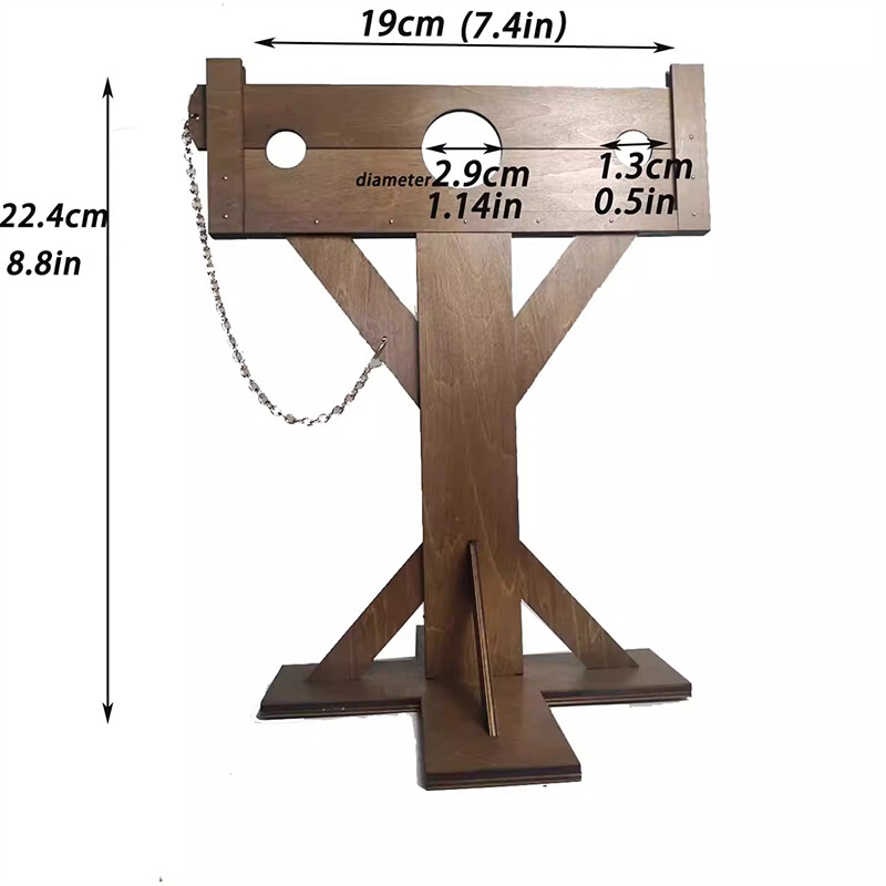 1/6 Wood Guillotine Scene Props Accessories For Action Figure Miniature ...