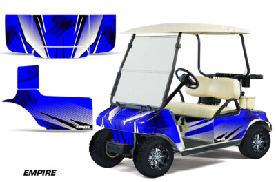 Graphics Kit Decal Sticker For Club Car Golf Cart 1983-2014 Empire Blue ...
