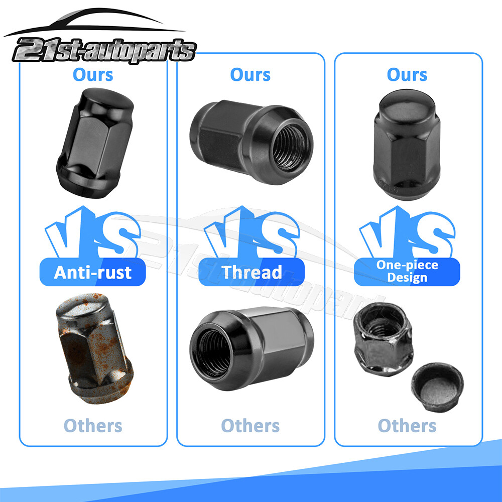 For Can-Am Maverick X3 Max Front Rear Tapered M12 x 1.5 Wheel Lug Nuts ...