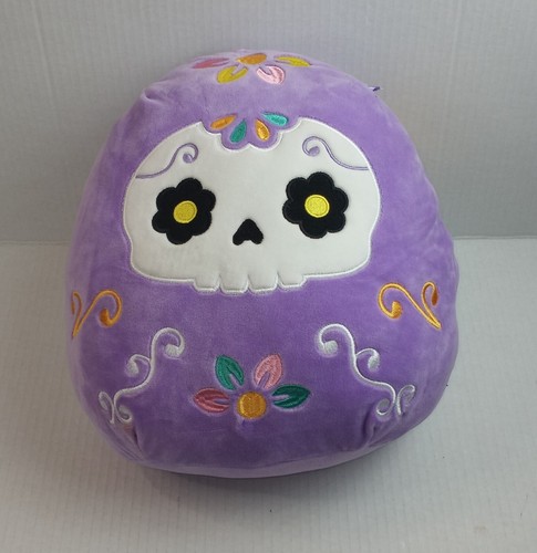 Squishmallows Daria 12" Day of the Dead Sugar Skull Purple Plush | eBay
