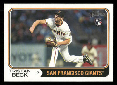 2023 Topps Heritage Tristan Beck #683 Rookie San Francisco Giants | eBay