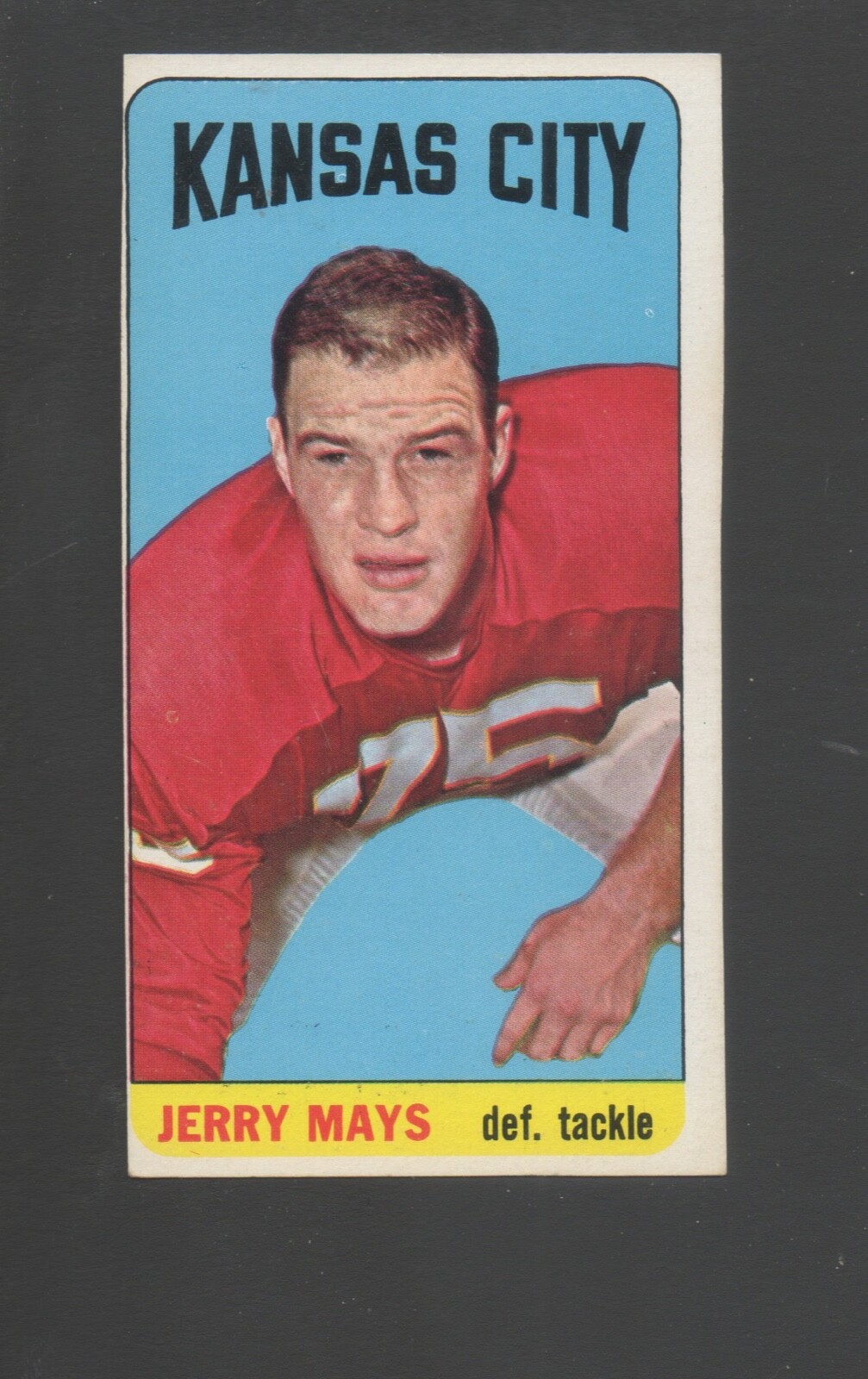 1965 Topps Football Card #106 Jerry Mays-Kansas City Chiefs Ex Card | eBay