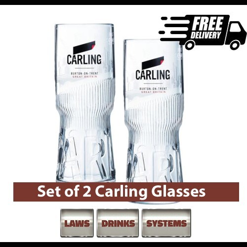 Set of 2 Carling Pint Glasses | eBay UK